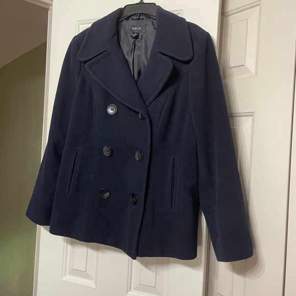 Style & Co. | Jackets & Coats | Preowned Woman Navy Blue Pea Coat In ...